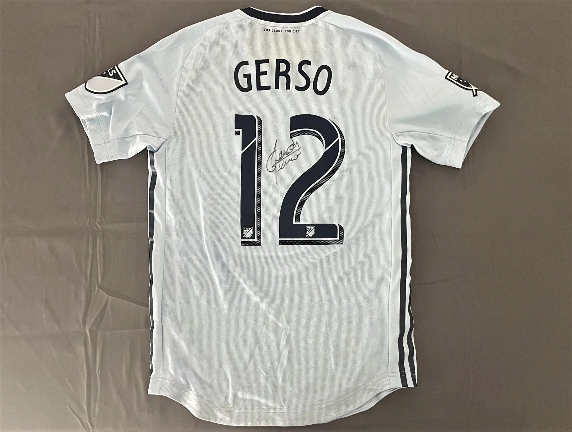 Gerso Fernandes 2019 Sporting Kansas City Match Worn Shirt — Blue Hell ...