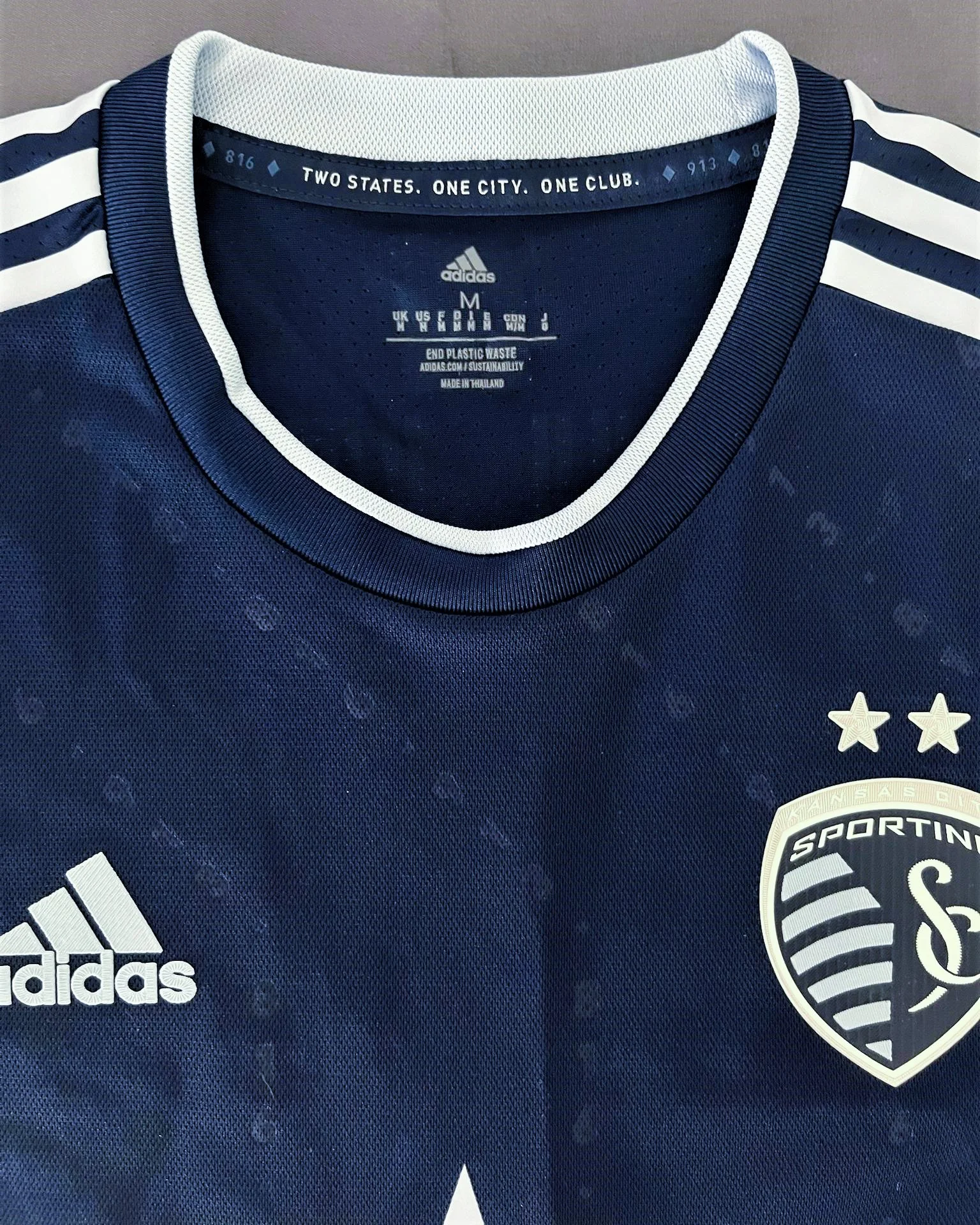 Alan Pulido 2023 Sporting Kansas City Secondary Match Worn Shirt — Blue ...
