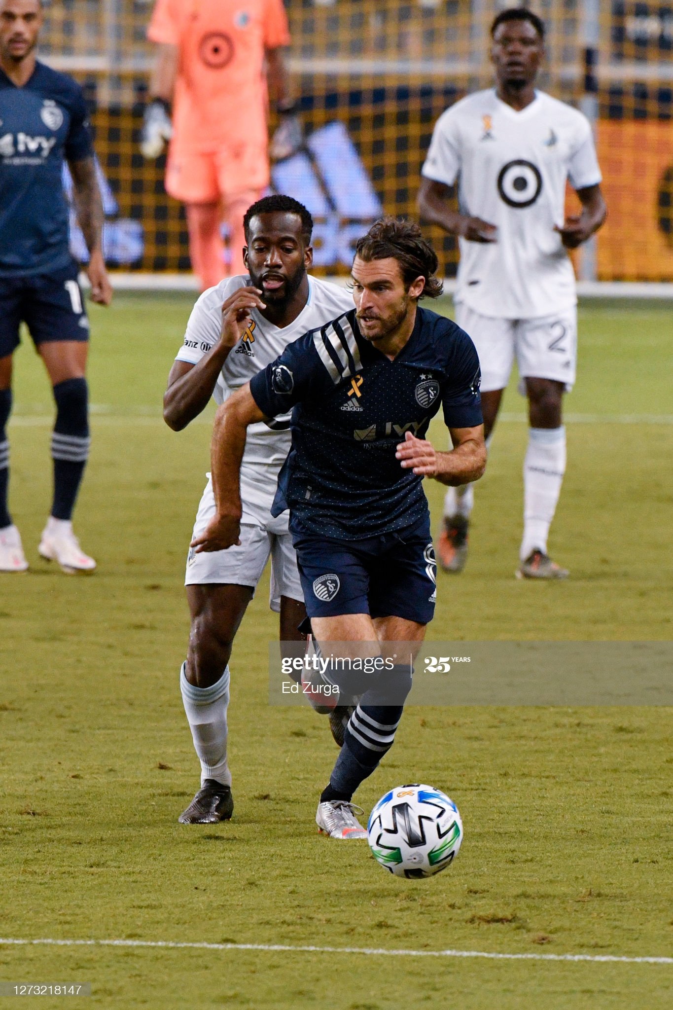 Graham Zusi 2020 Sporting Kansas City Secondary Match Worn Shirt — Blue ...