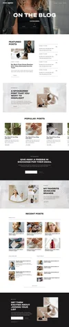 Blog Page Squarespace Add-on Template by GoLive
