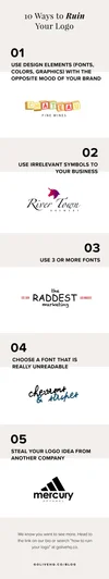 10 Ways To Ruin Your Logo