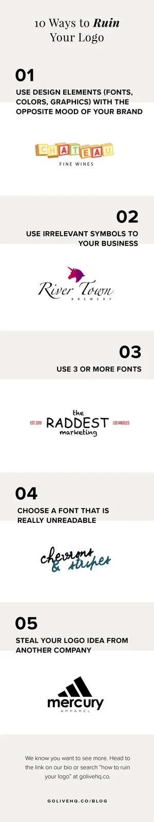 10 Ways To Ruin Your Logo