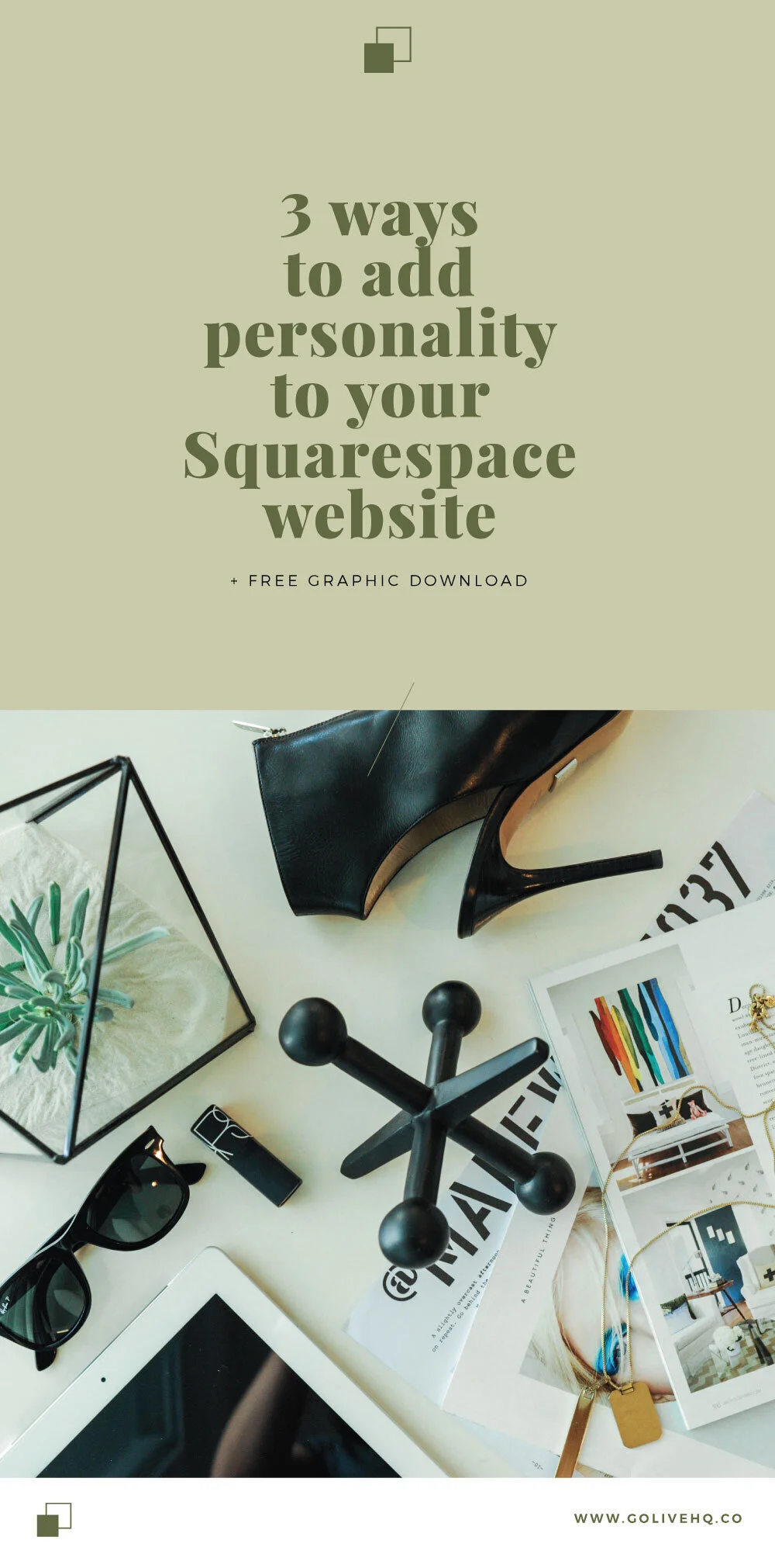 3 Ways To Add Personality To Your Squarespace Site + Free Graphic Download