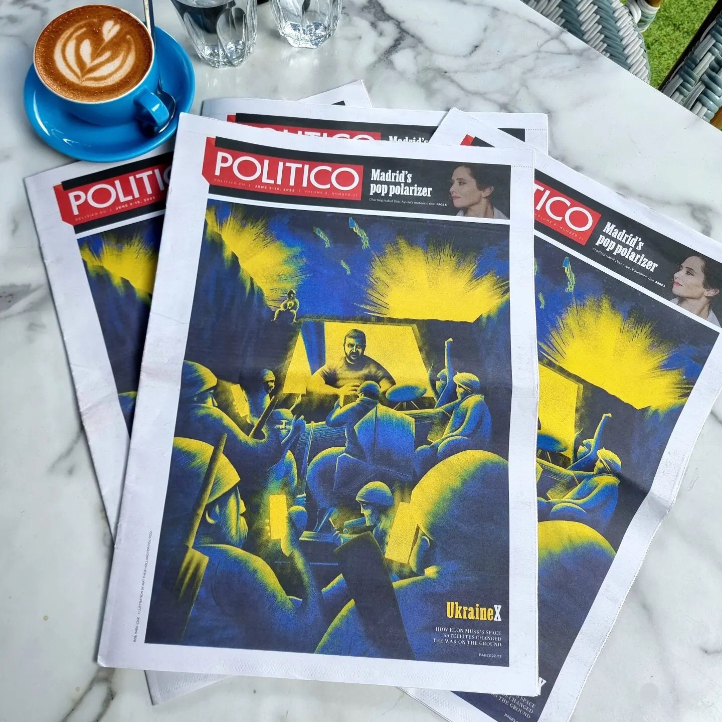 Politico Cover — Matt Holland Illustration