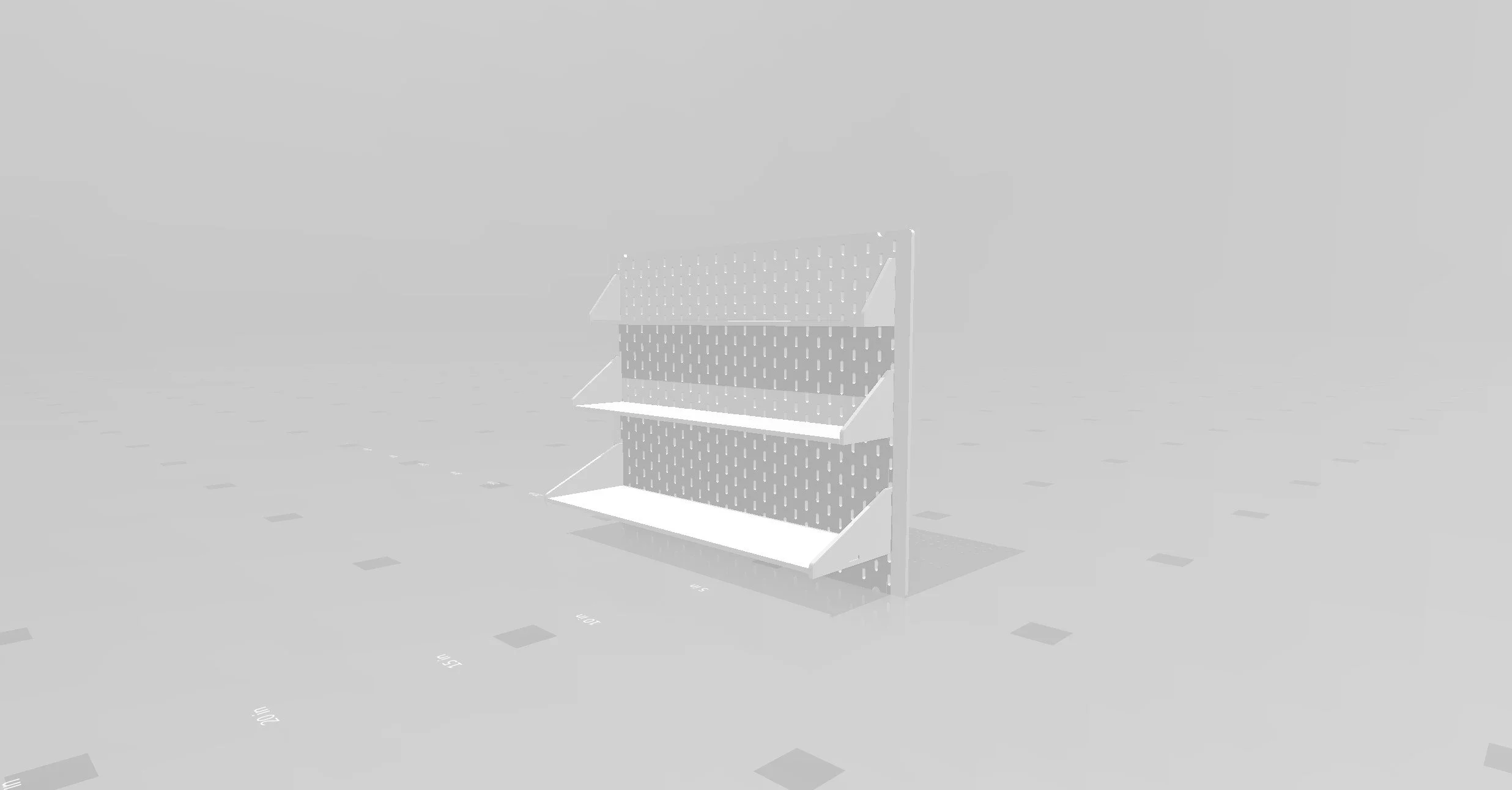 Milsbo Tall - Acrylic Pegboard Accessories (SKADIS Compatible) — Modern ...