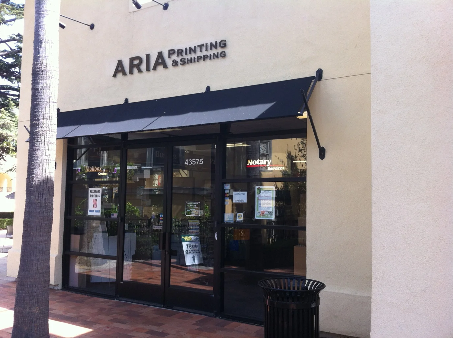 Aria Printing & Shipping | Mailboxes, Notary, Passport Photos ...