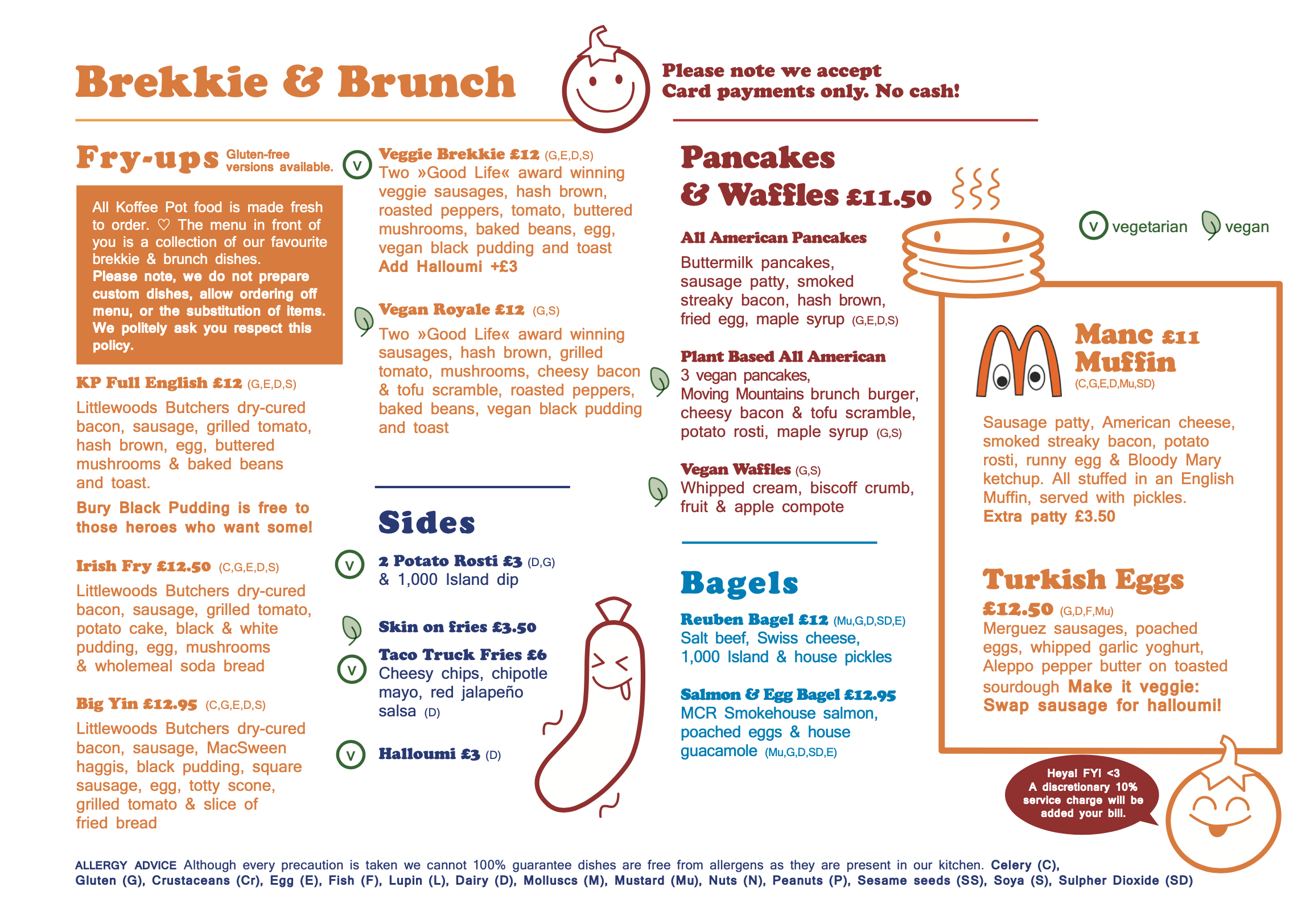 The Koffee Pot Menu — The Koffee Pot