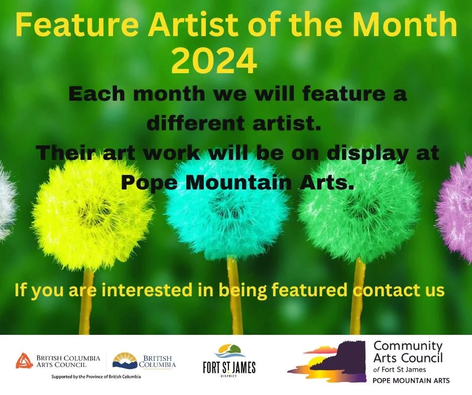 Feature Artist of the Month 2024 — Pope Mountain Arts