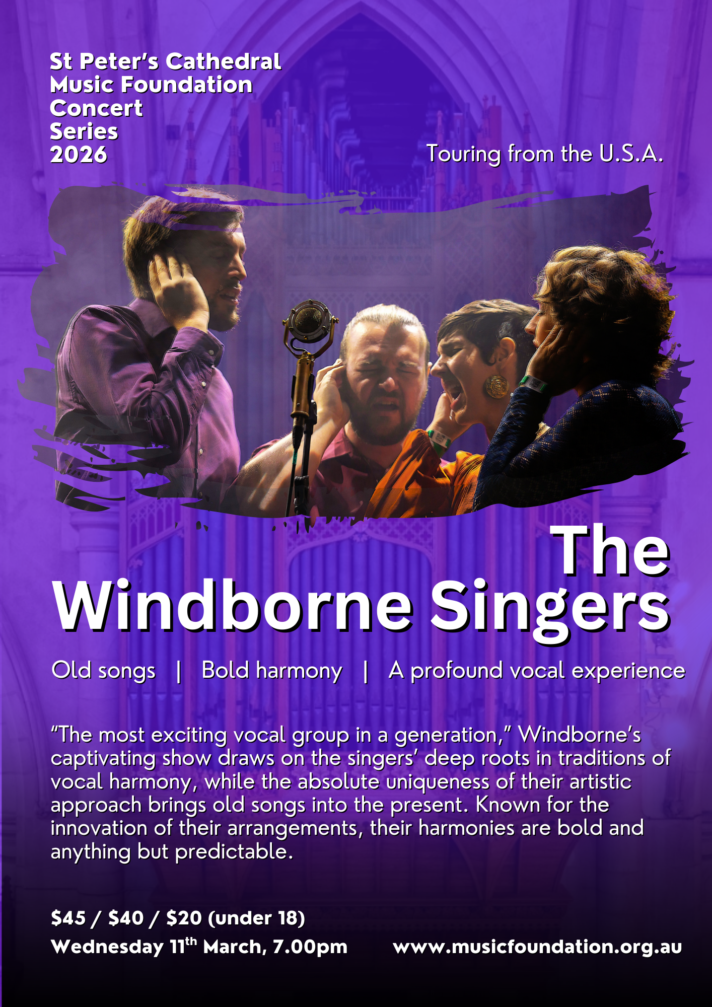 Windborne Singers — St Peter's Cathedral Music Foundation