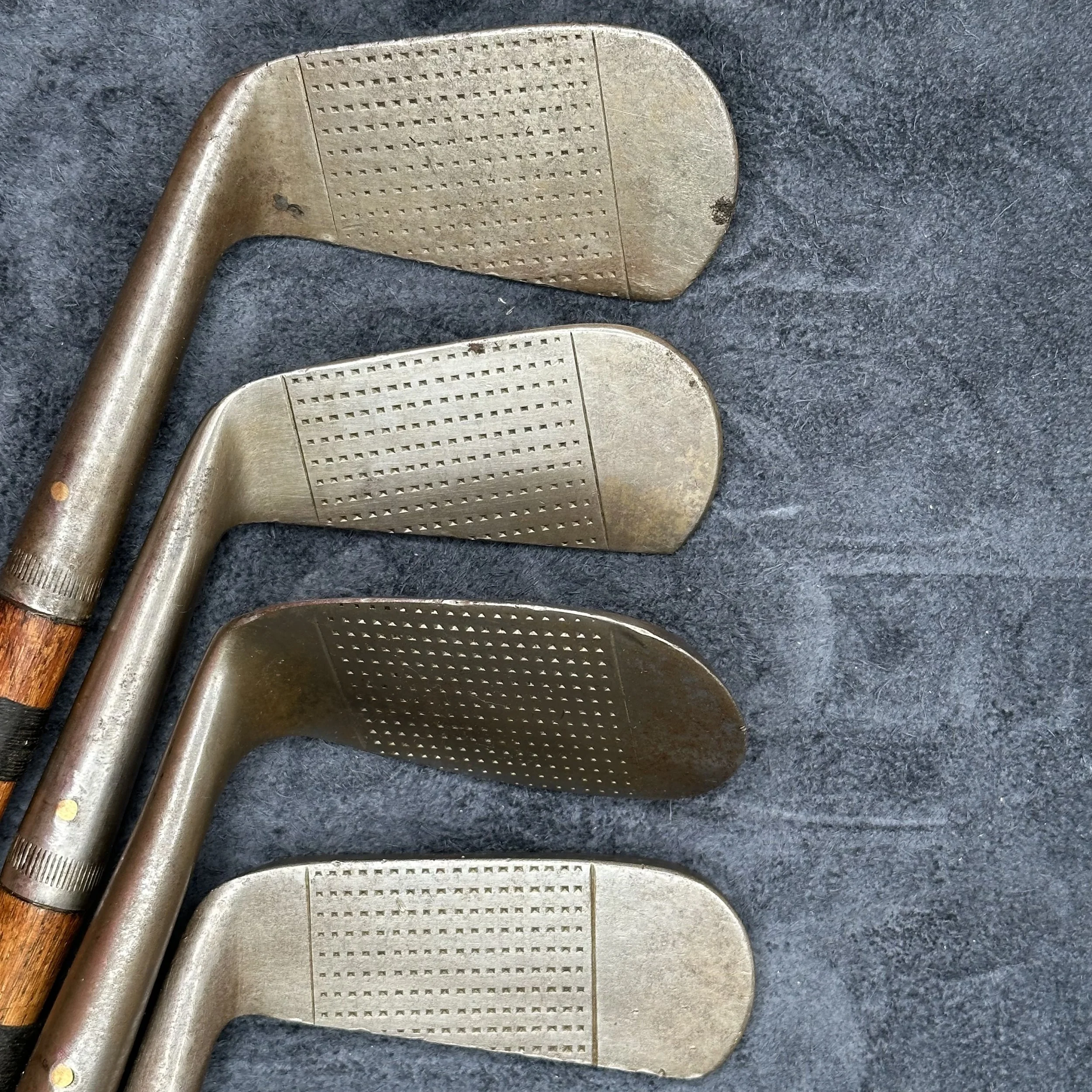 Circa 1920s Spalding Dundee Irons — The Hickory Hacker