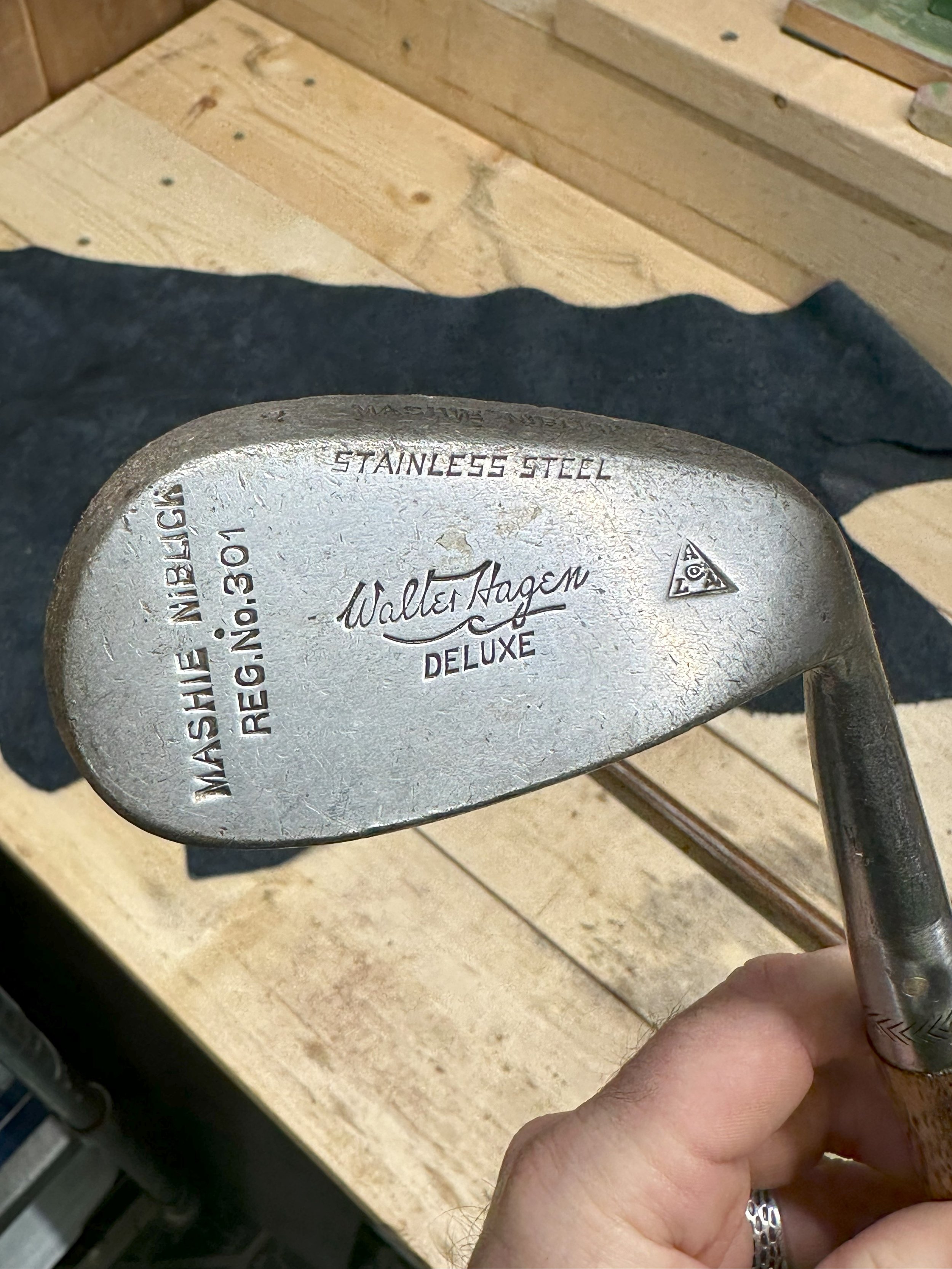 Circa 1920s Walter Hagen Deluxe Mashie Niblick — The Hickory Hacker ...