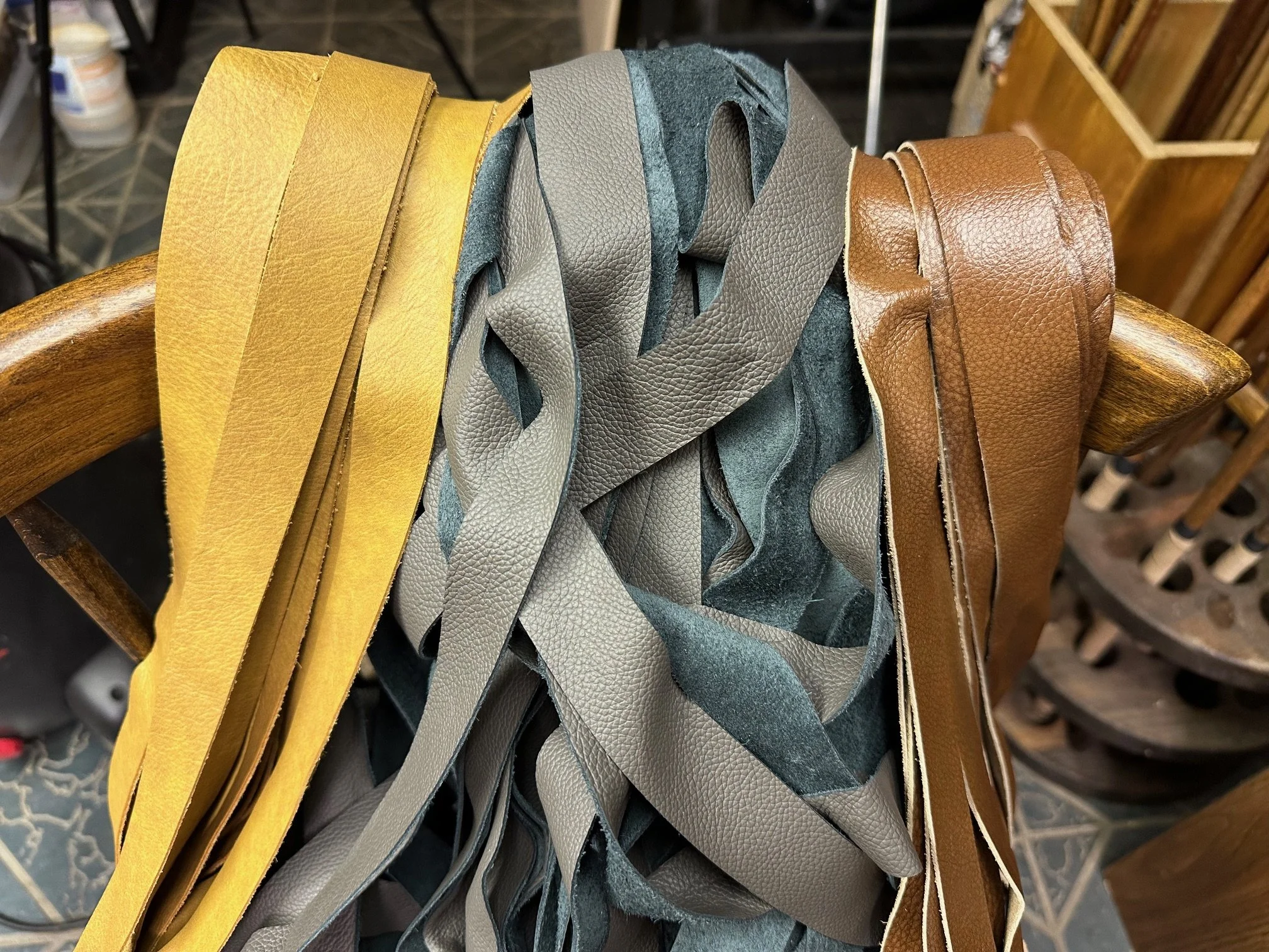 Hand-Cut Leather Grips — The Hickory Hacker