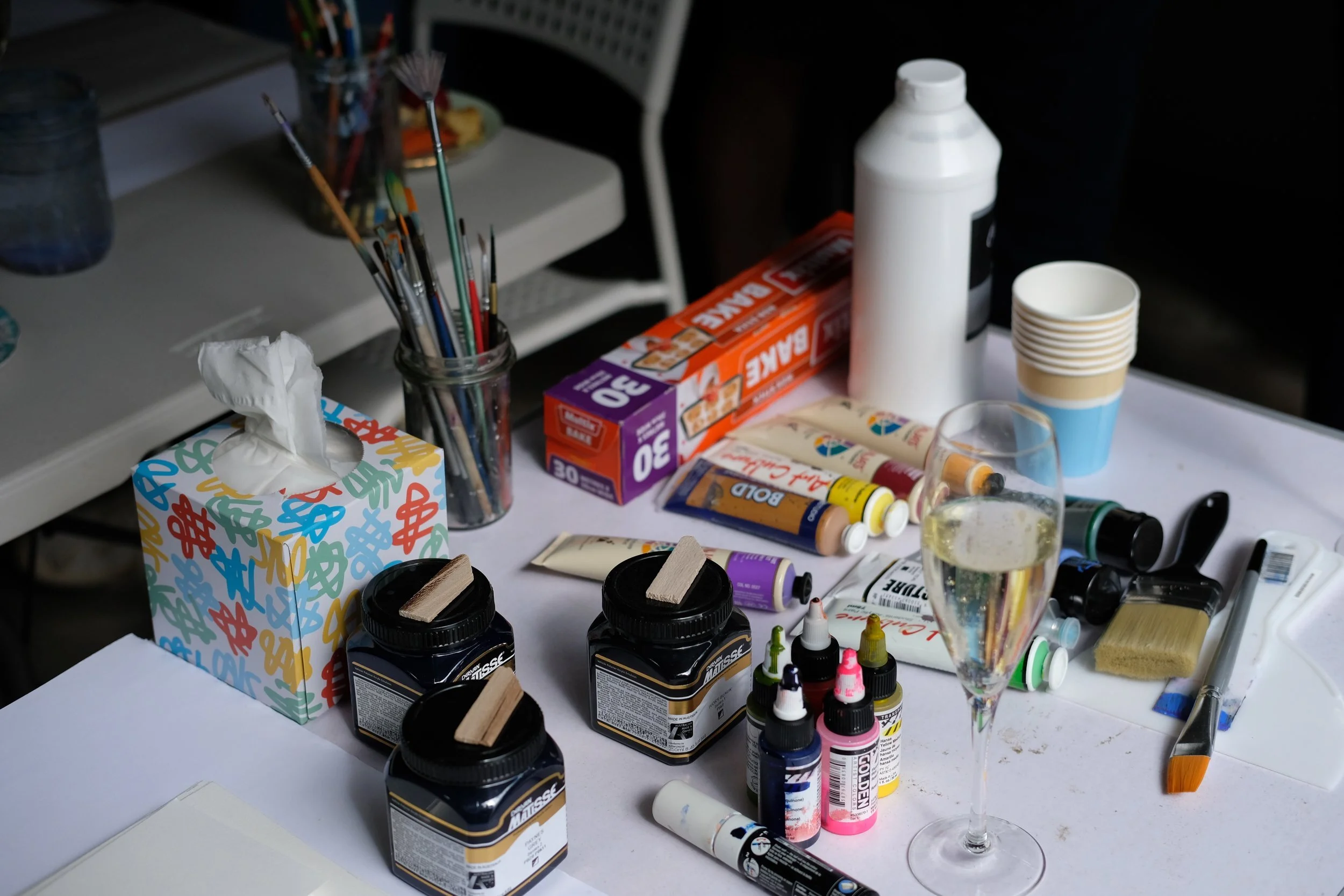 Abstract Painting Party! — sarah c illustration