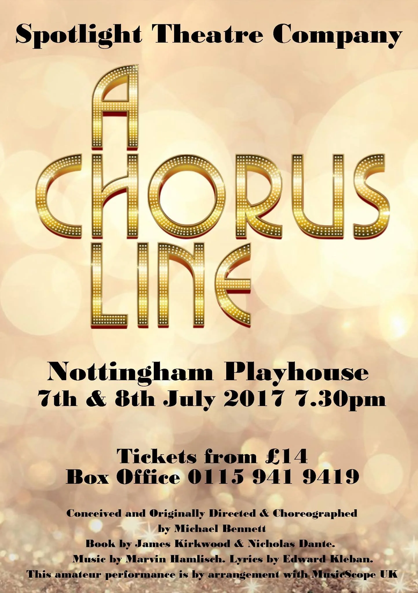 A Chorus Line — Spotlight Theatre