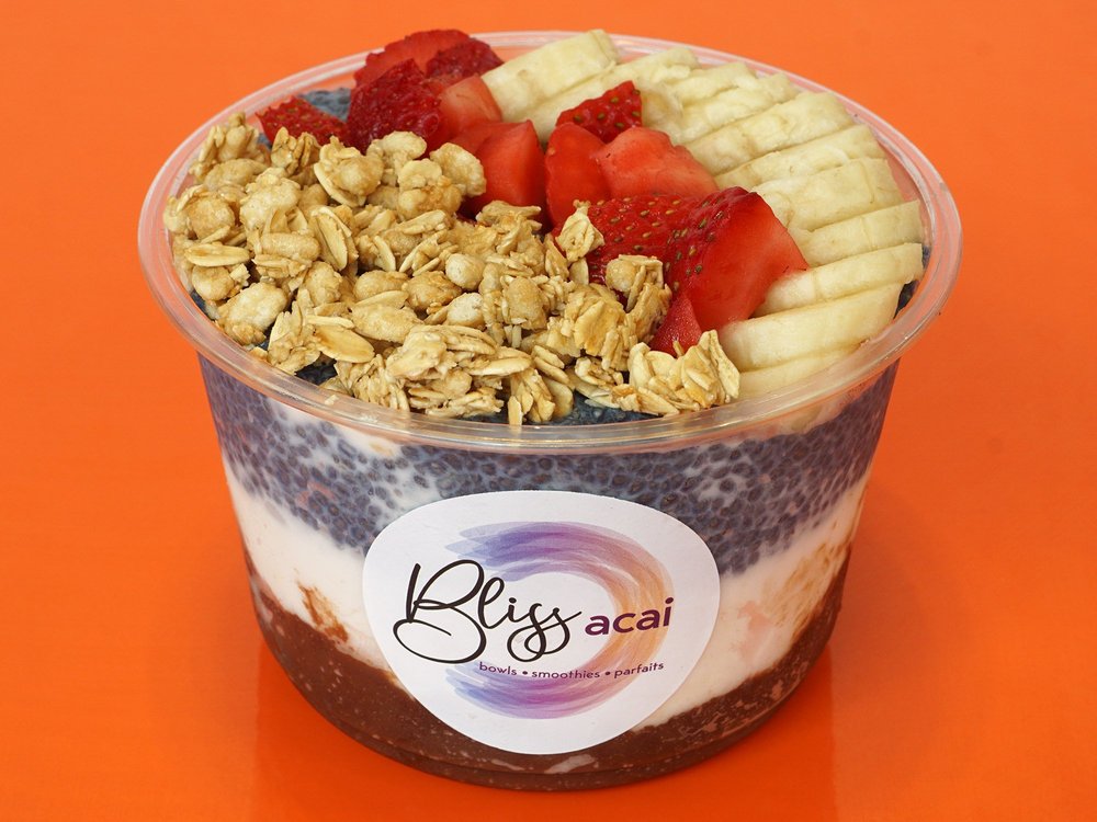 Bliss Acai Bowl Menu | Gluten Free, Vegan, and Dairy Free Acai Bowls ...