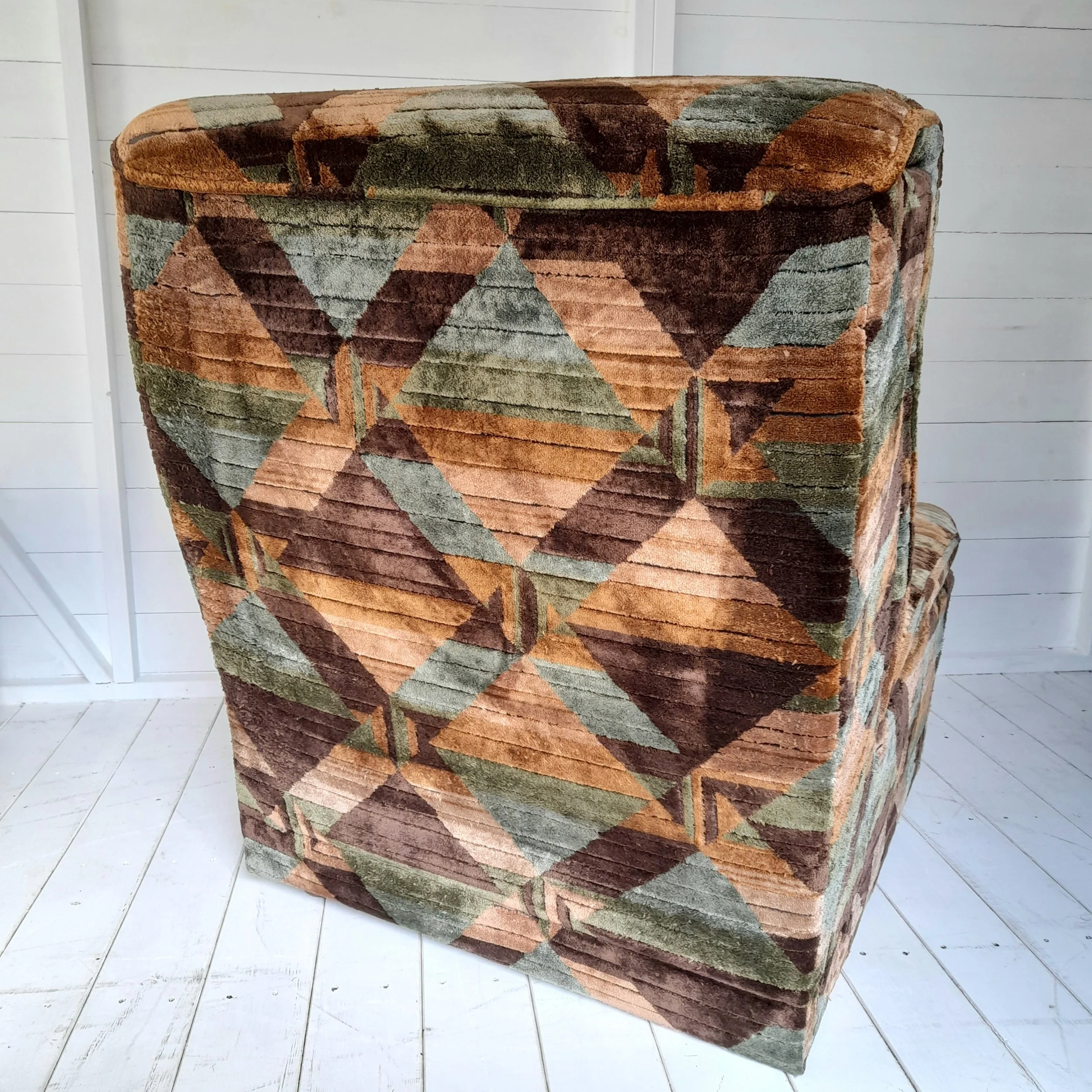 1970's Modular, Graphic Pattern, Sofa Set — House Of Modern Vintage