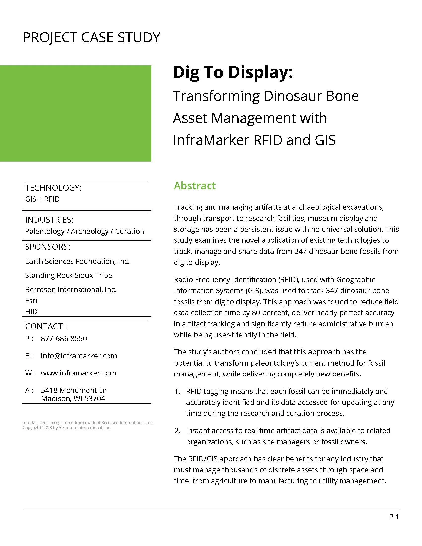 Dig To Display: Transforming Dinosaur Bone Asset Management with ...