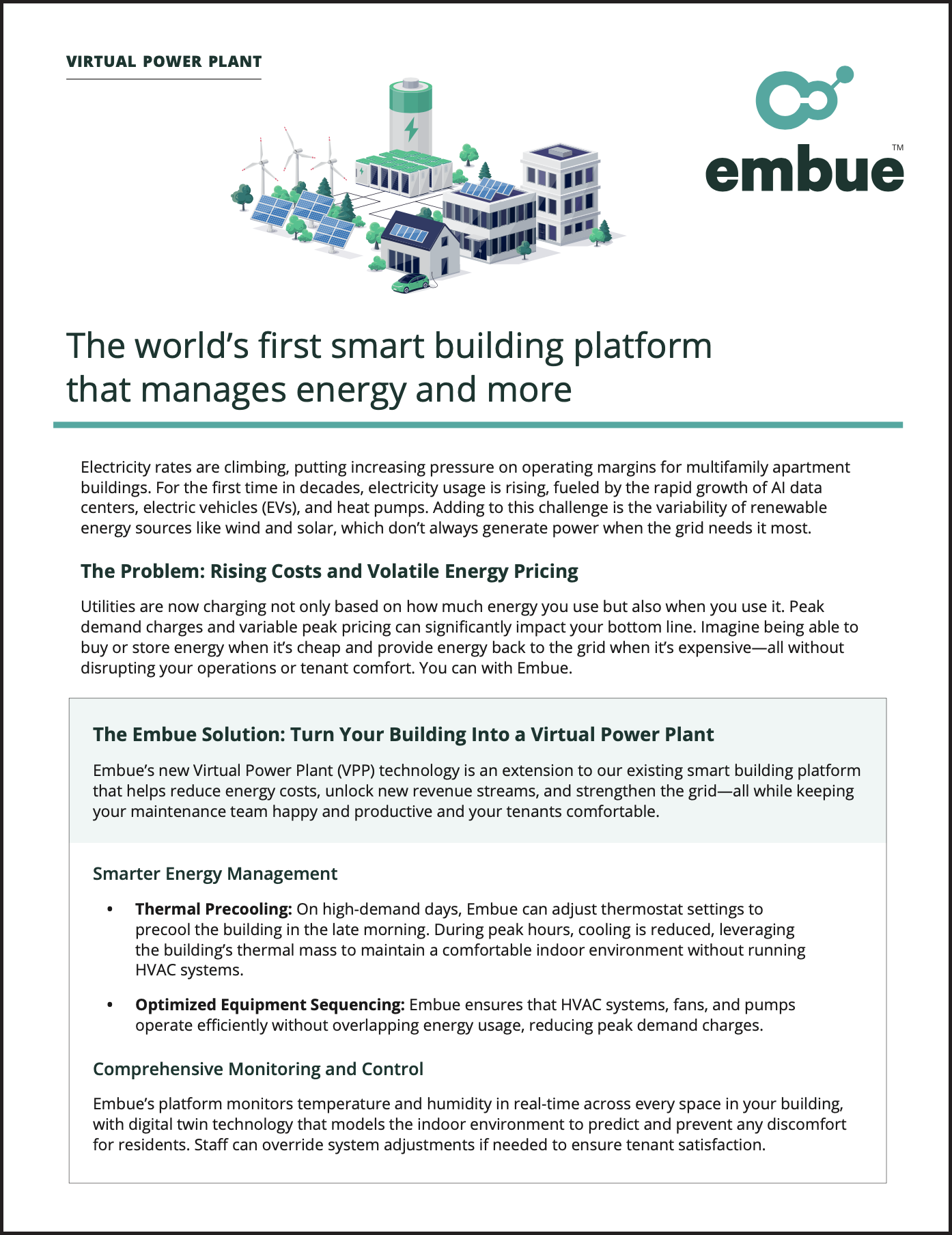 Virtual Power Plant (VPP) — Embue