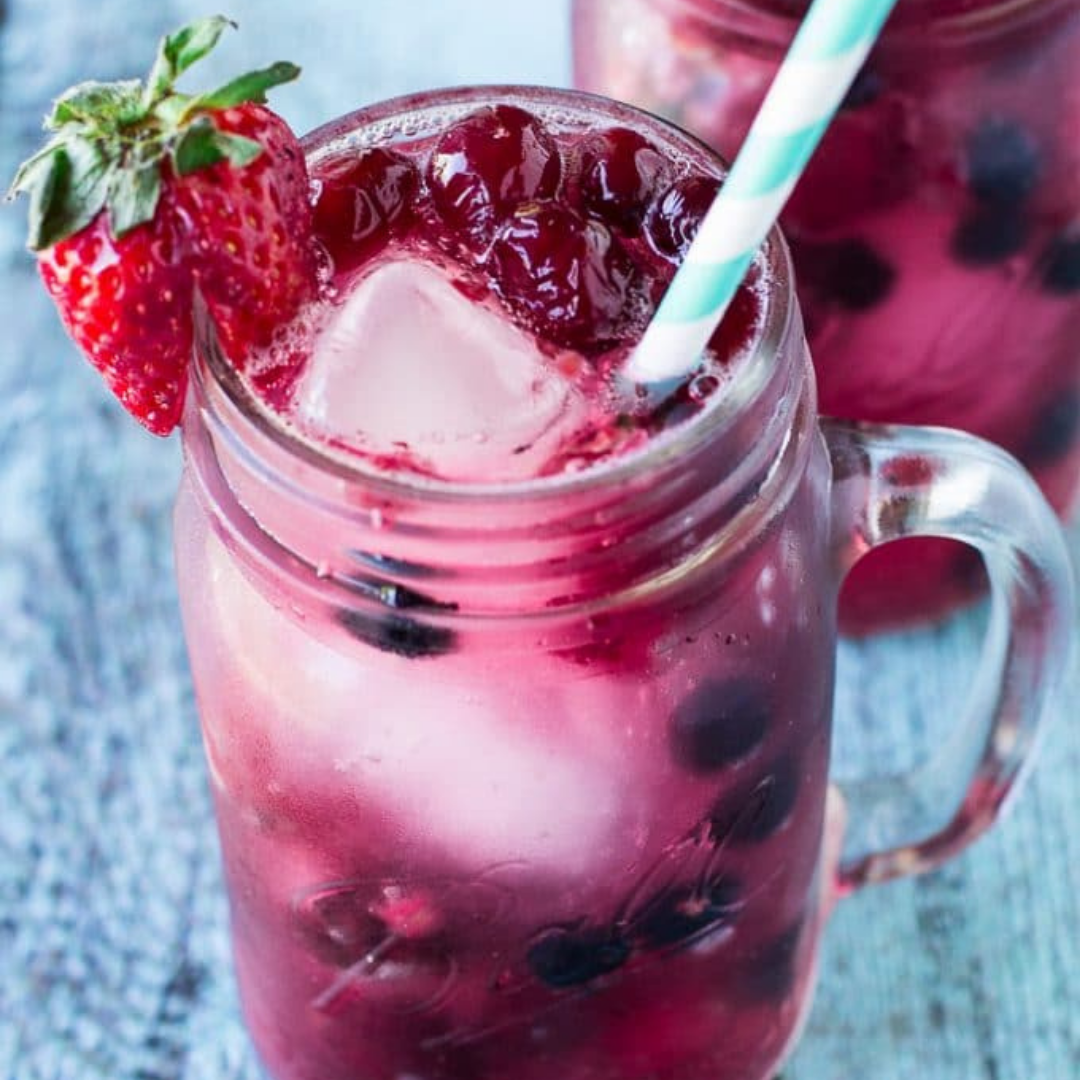 Berry Fizz Spritzer — Olive + Hive