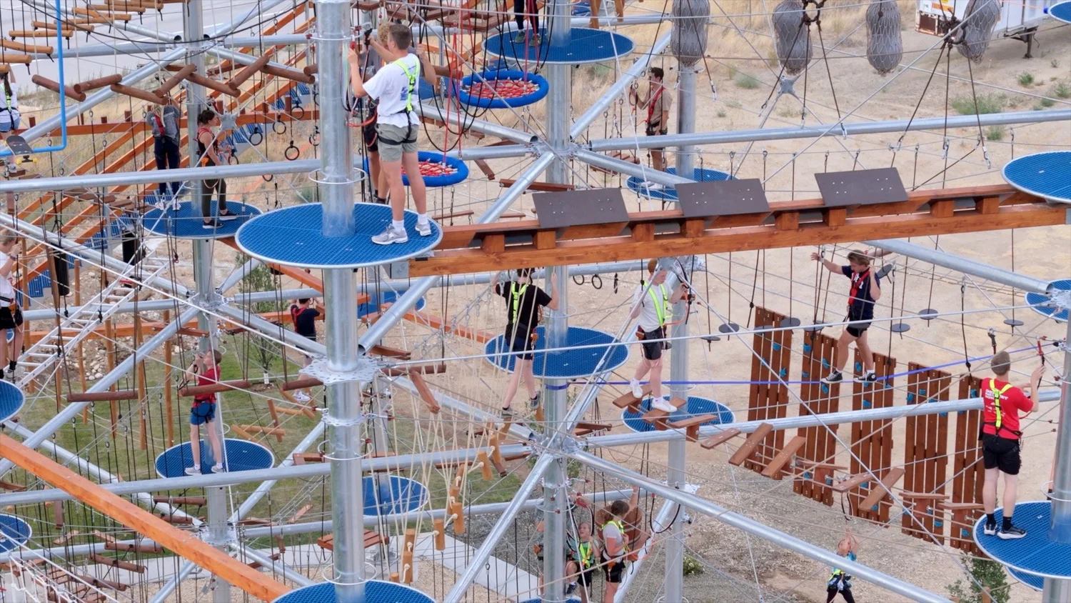 Outdoor Ropes Course in Meridian Near Boise | Vertical View — Vertical View