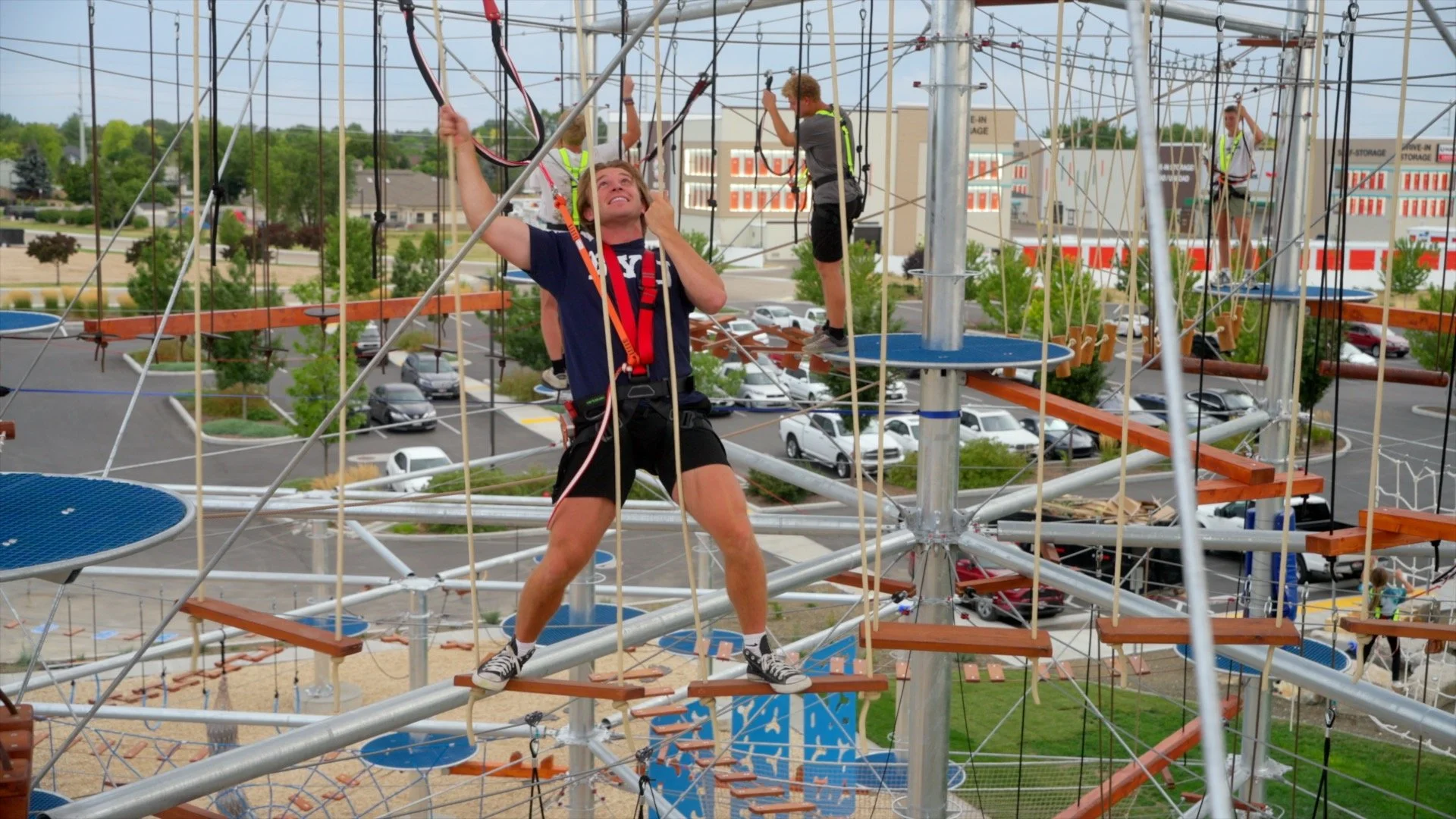 Outdoor Ropes Course in Meridian Near Boise | Vertical View — Vertical View