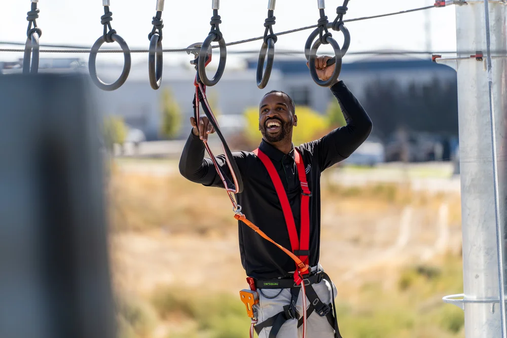 Outdoor Ropes Course in Meridian Near Boise | Vertical View — Vertical View