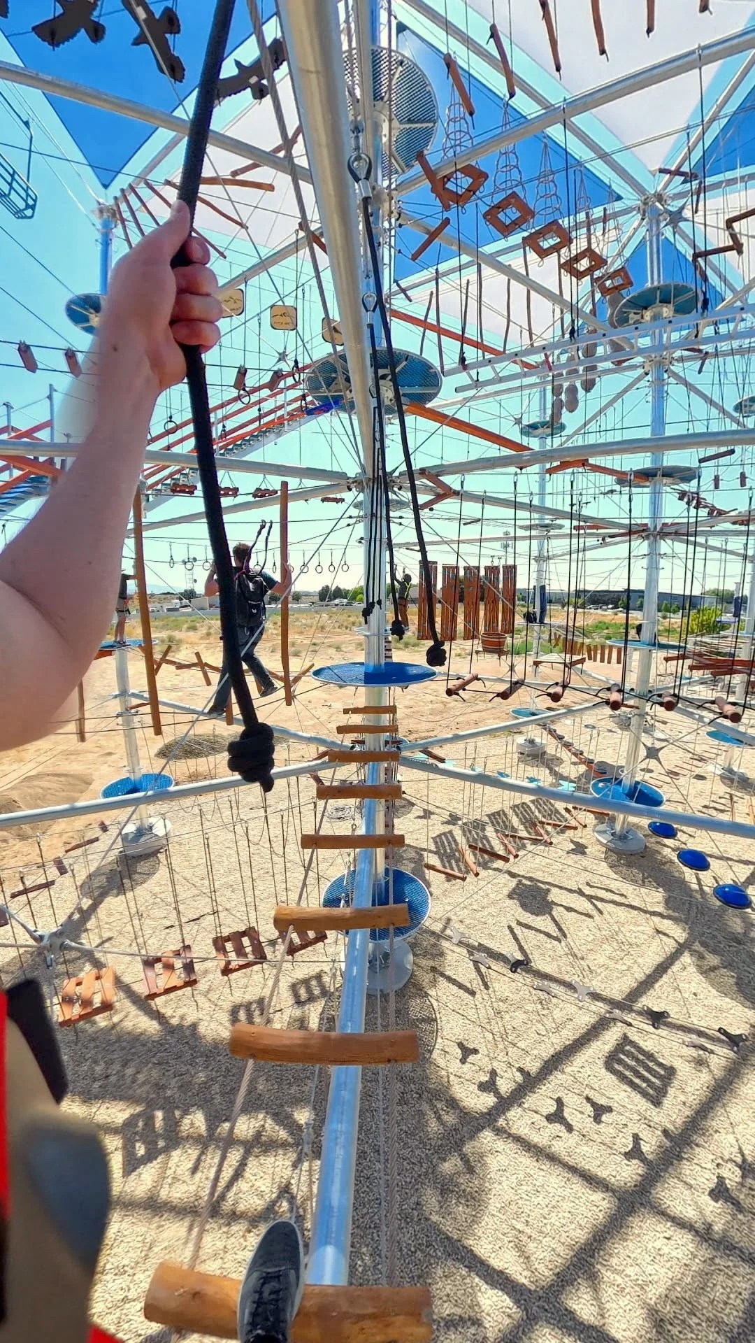 Outdoor Ropes Course in Meridian Near Boise | Vertical View — Vertical View