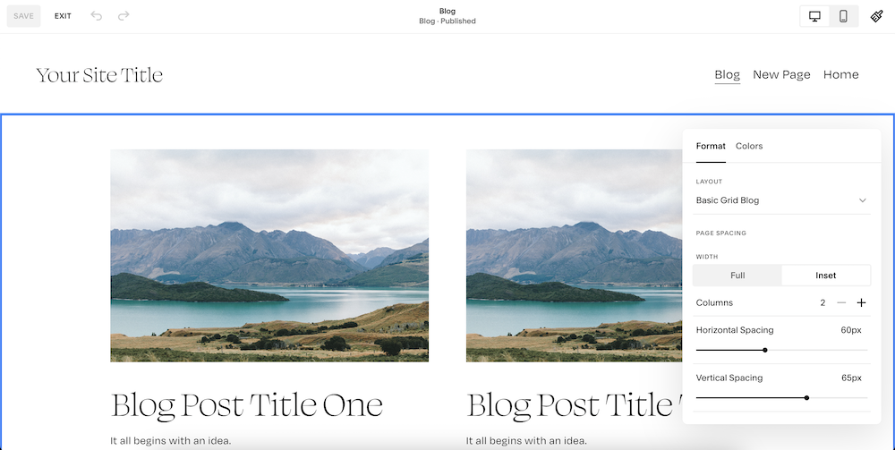 How to start blogging on Squarespace