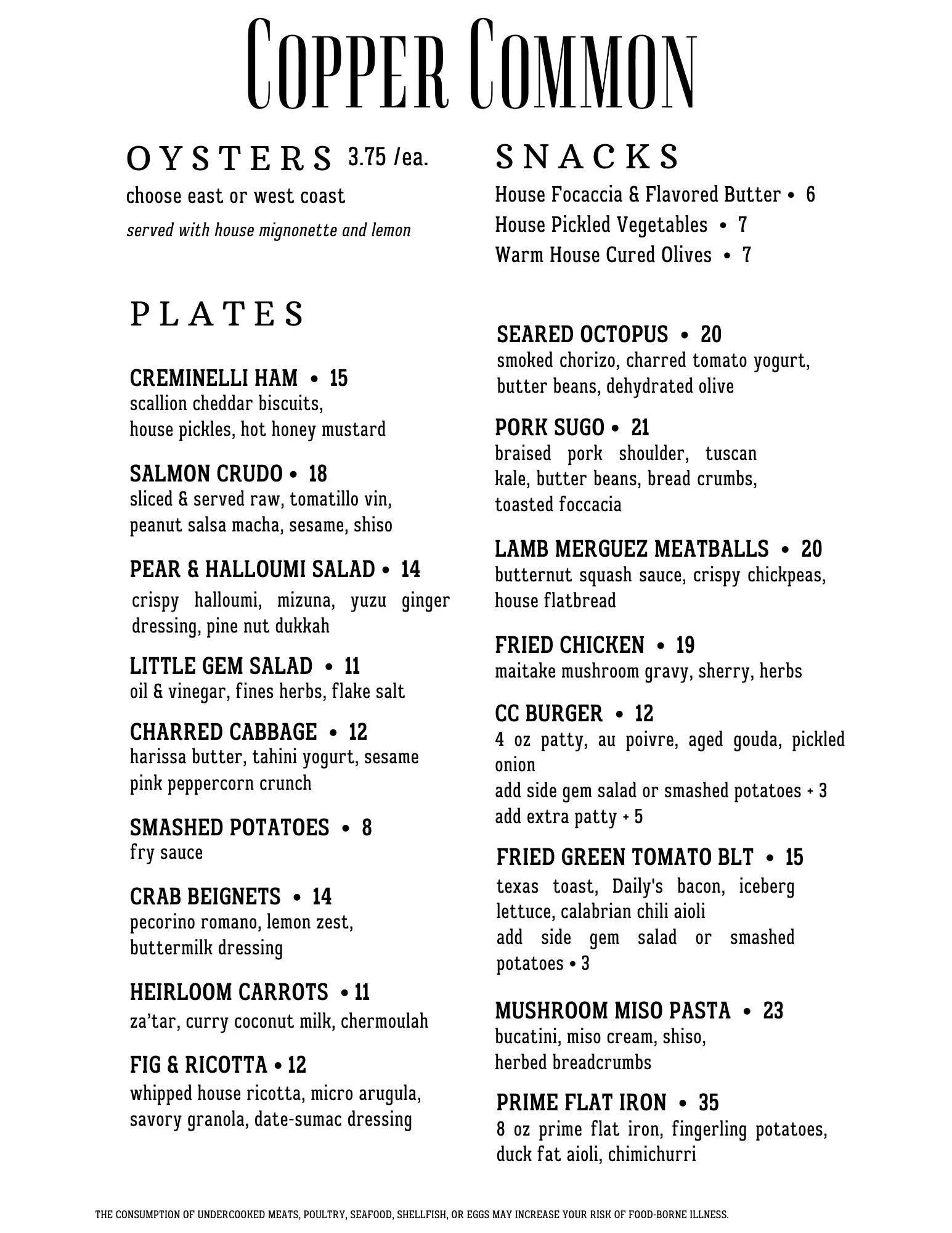 Eat — Copper Common