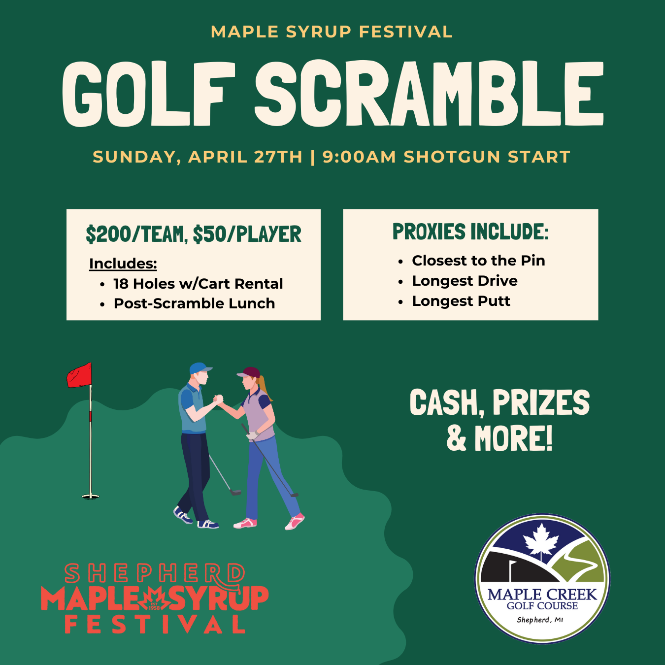 Golf Scramble — Shepherd Maple Syrup Festival