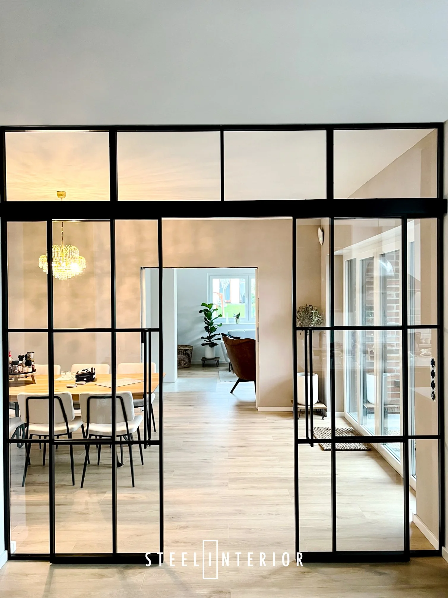 Schiebe Tür Loft Tür - Stahl Loft Tür steel-interior