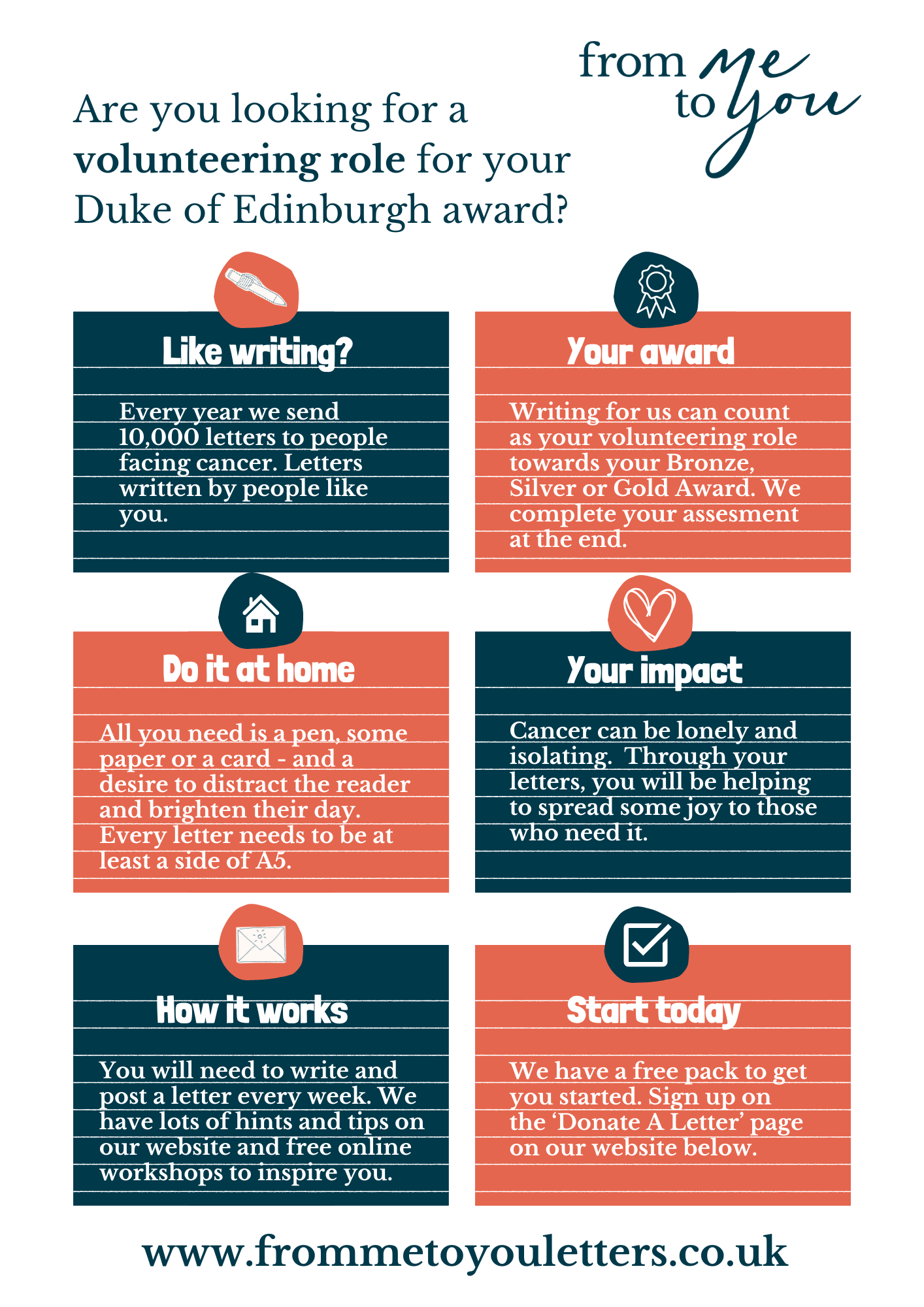 We have hundreds of Duke of Edinburgh’s students writing for us as part ...