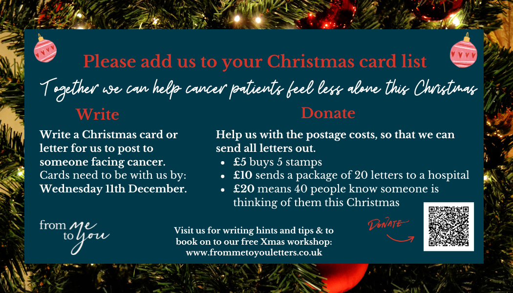 Our Christmas Card campaign is live. Please send an extra card this ...