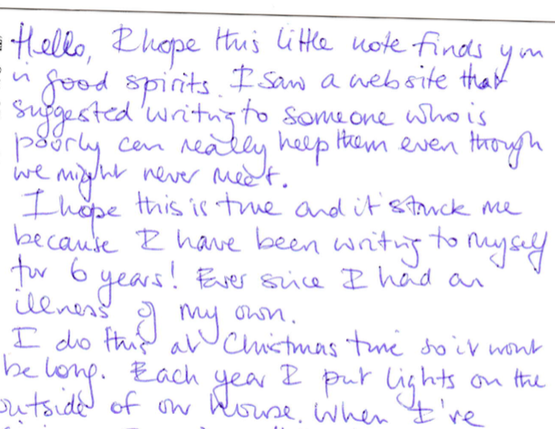 Sample Christmas letter and card — From Me To You