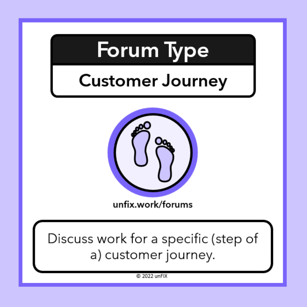 Customer Journey Forum — unFIX