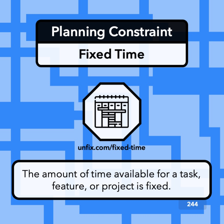 Planning Constraints — unFIX