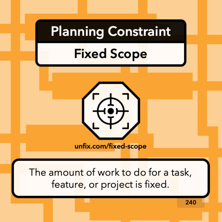 Planning Constraints — unFIX