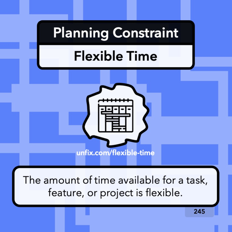 Planning Constraints — unFIX