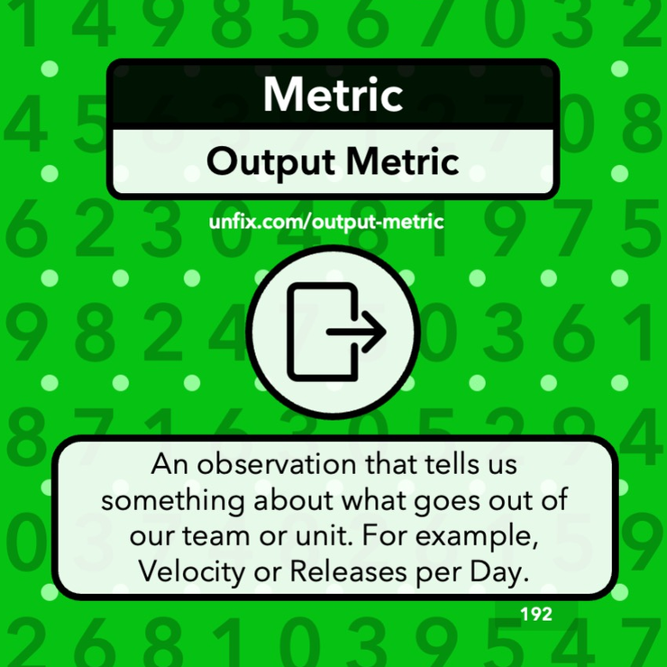 Measures and Metrics — unFIX