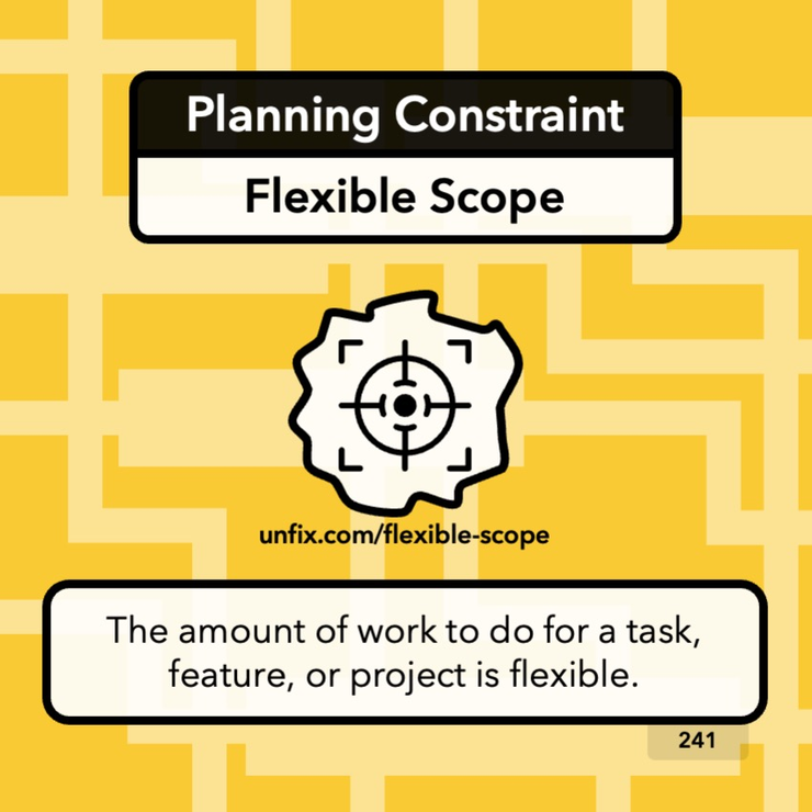 Planning Constraints — unFIX