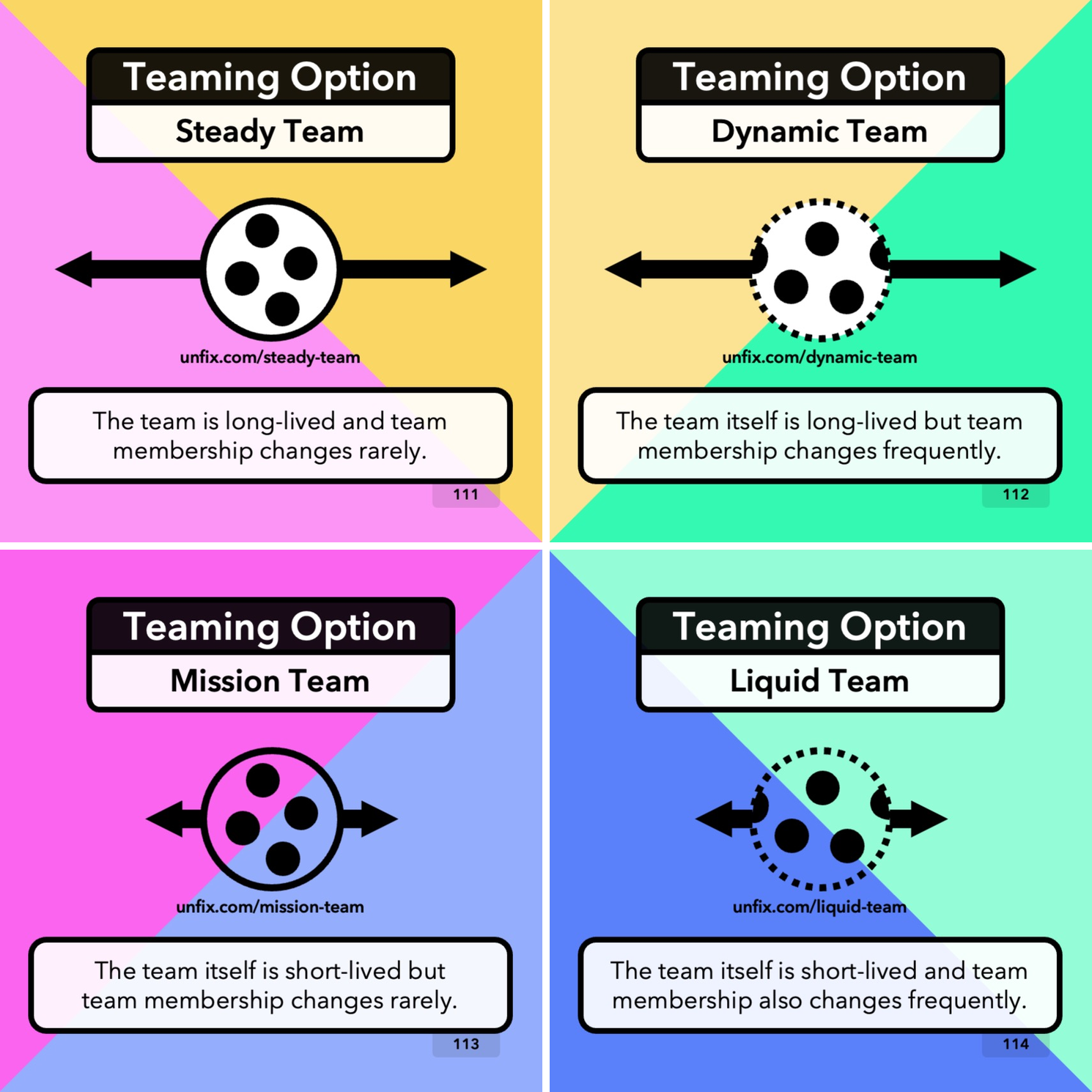 Teaming Options — unFIX