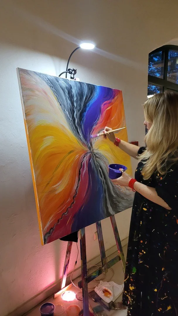 Original Art by Anya Truskolaska - Art Of The Soul - Live Painting ...