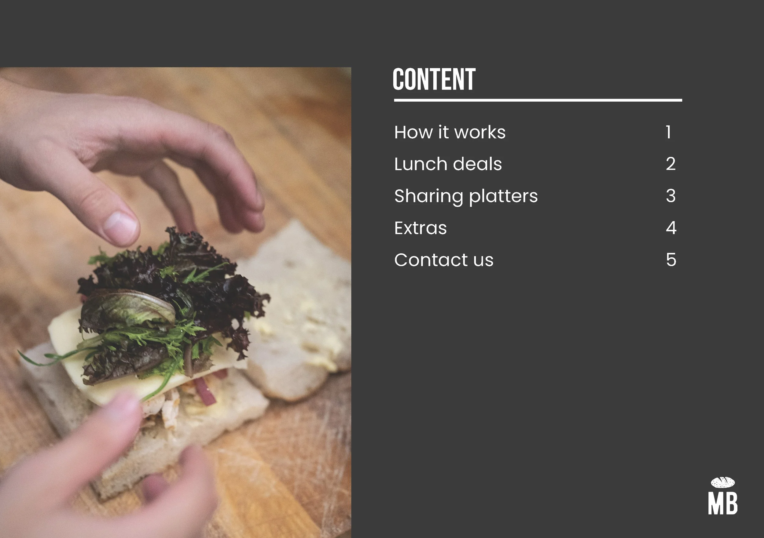 Catering + Corporate Lunches — Mark's Bread