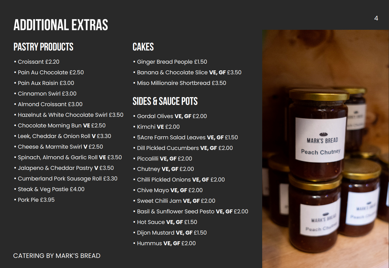 Catering + Corporate Lunches — Mark's Bread