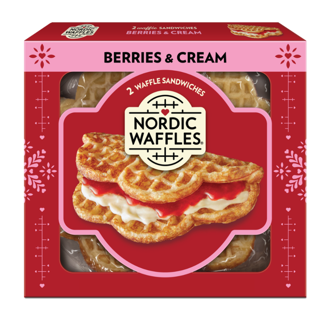 Fresh Berry Nordic Waffles | Handcrafted Scandinavian Breakfast Treats ...