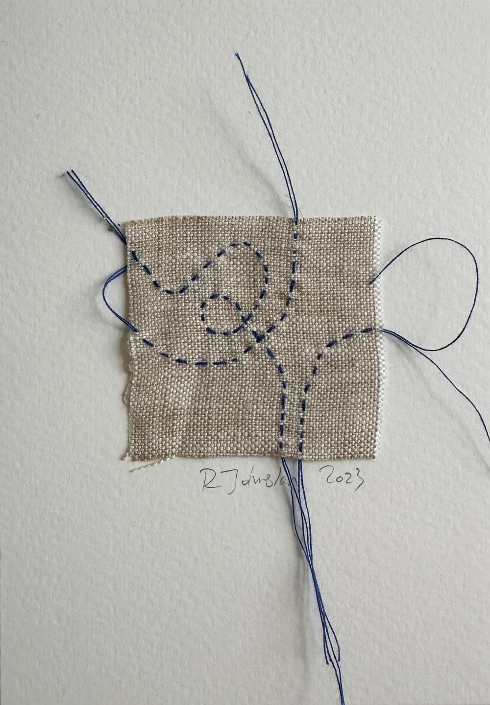 A4 mounted patchwork 4 — Rebekah Johnston Textile Artist