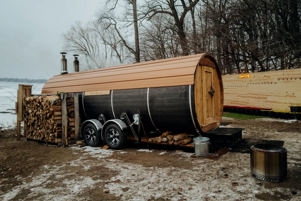 On Wheels — Nomad Sauna