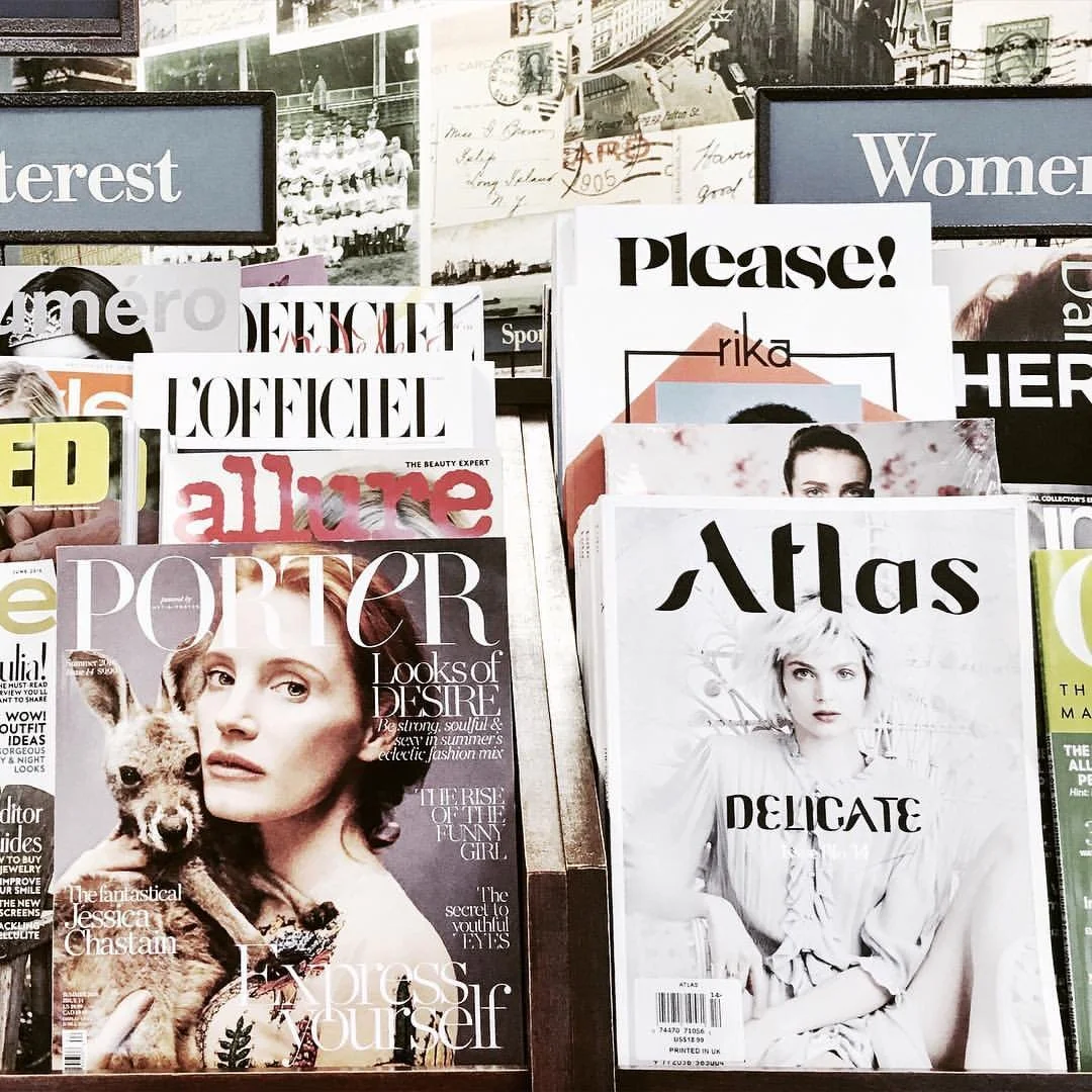 Pile Of Fashion Magazines