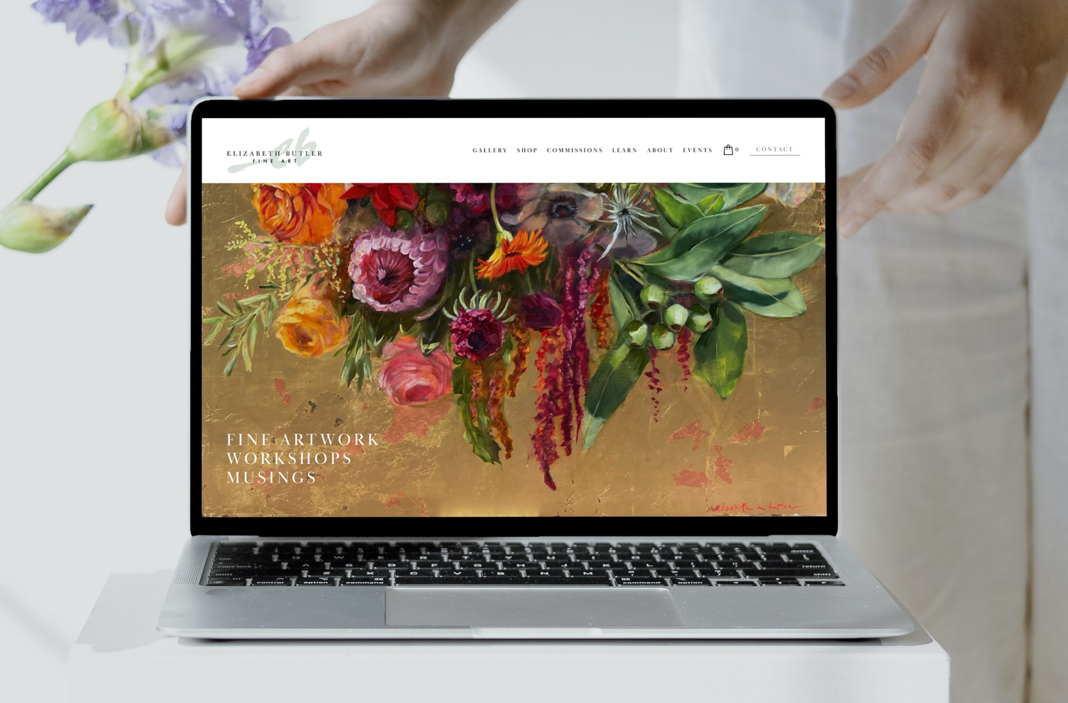 Squarespace Website Design for a Fine Art Painter & Studio — EngageTaste