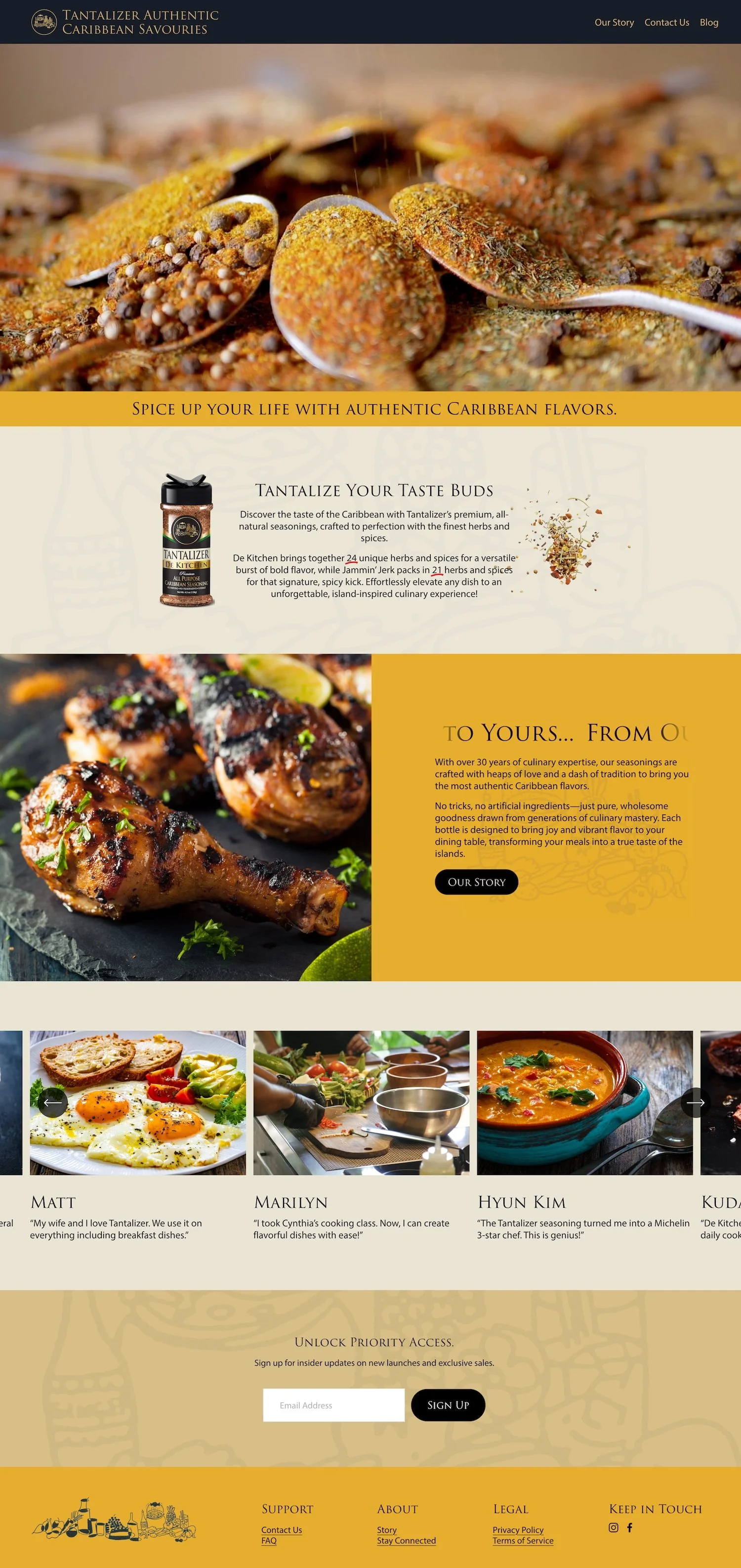Squarespace Ecommerce Website Design for a Family-Run Spice Brand ...
